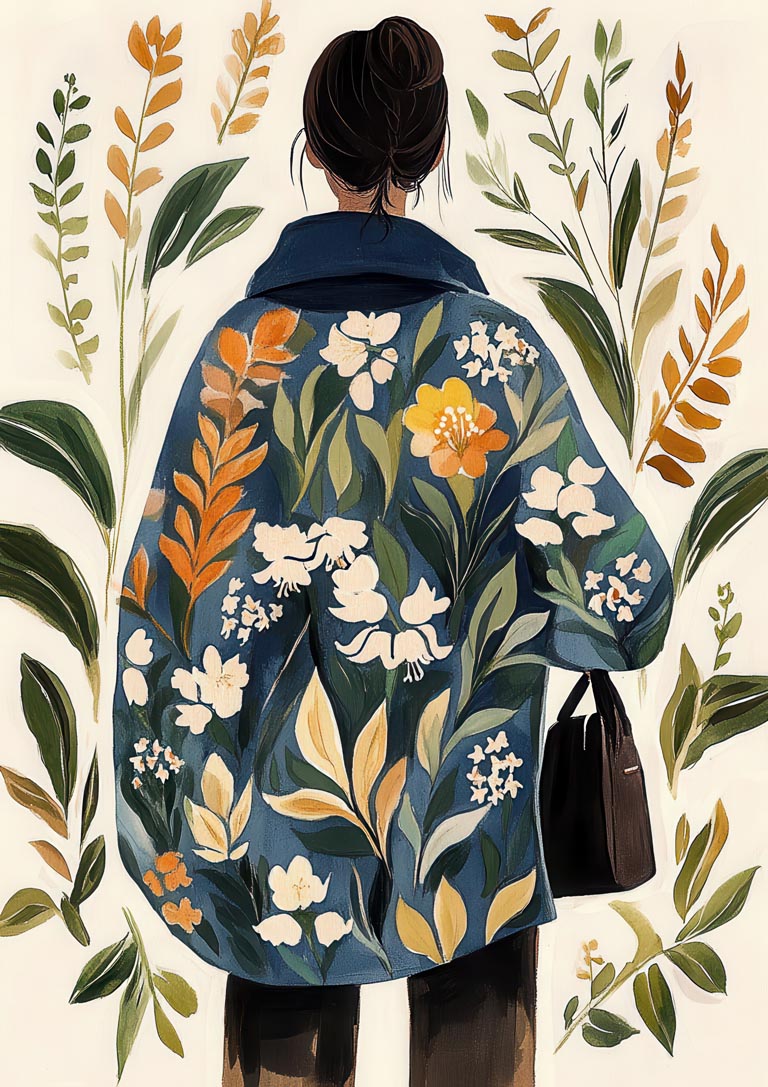 Discover the Look Inside My Soul Elara Monet Floral Jacket – ARTSY FARTSY®