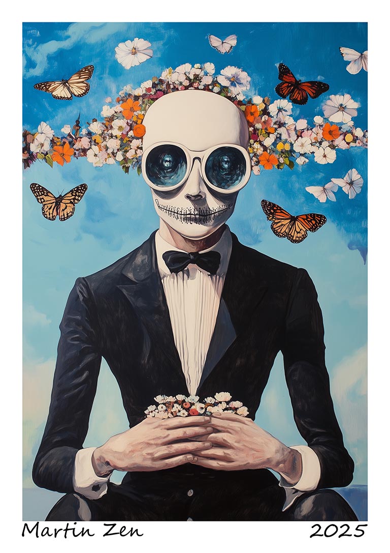 My Butterfly by Martin Zen Art Poster Inspires with Surreal Elegance ...