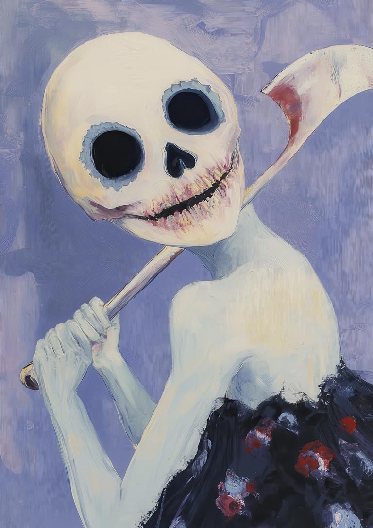 Sun Dima Martin Zen Art Print Features Unique Skeleton Design – ARTSY ...